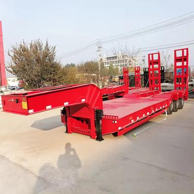 Cina Semi-rimorchio a tre assi a letto basso con caratteristica di non auto-dumping e dai produttori in vendita