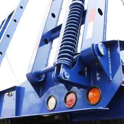 China 13T Axle 2/3/4/5 Axles 18m 45T Flatbed Extendable Detachable Trailer with Container Lock for sale