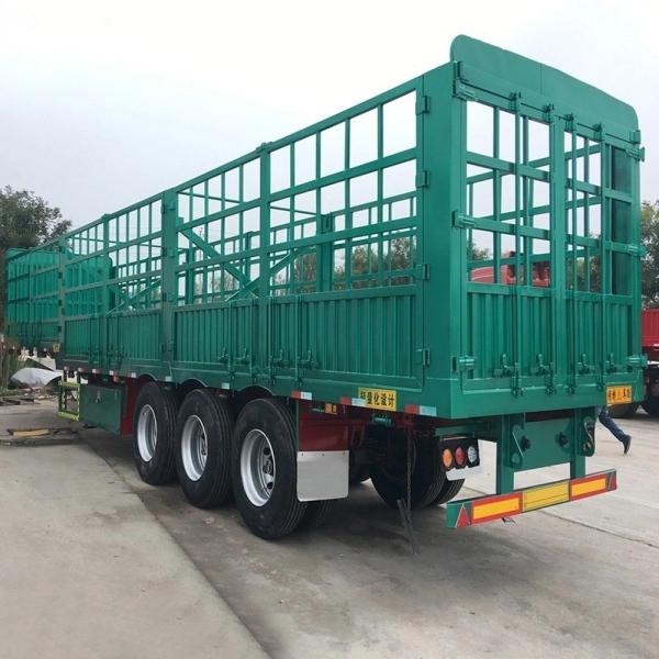 Quality 3 Axles 50t Tri Axle 50 Tonne Heavy Duty Fence Semi Trailers Stake Semitrailer for sale