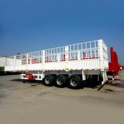 Cina Tread 1820mm Best seller Transporto di bovini e pecore Cargo 3 assi 4 assi Recinzione semirimorchio in vendita
