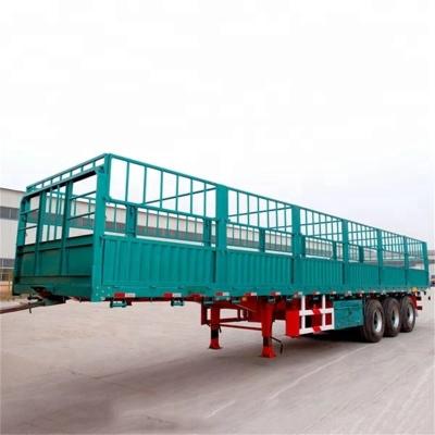 Cina Tread 1820mm Best seller Transporto di bovini e pecore Cargo 3 assi 4 assi Recinzione semirimorchio in vendita