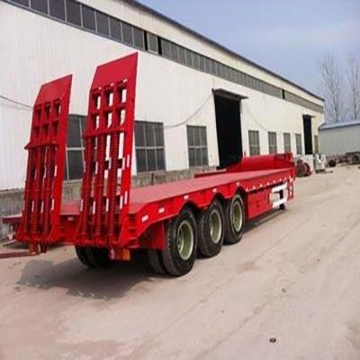 Cina Semi rimorchio lowboy 60-80t con struttura pieghevole e opzione flatbed inclusa in vendita