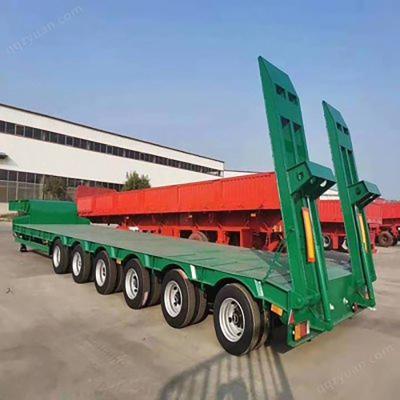 Cina Semi rimorchio lowboy 60-80t con struttura pieghevole e opzione flatbed inclusa in vendita