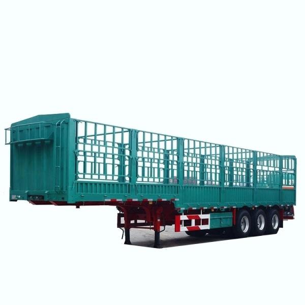 Quality ABS Anti-lock Braking System 3 Axles 60 Ton Box Stake Semi-Trailer for Market for sale