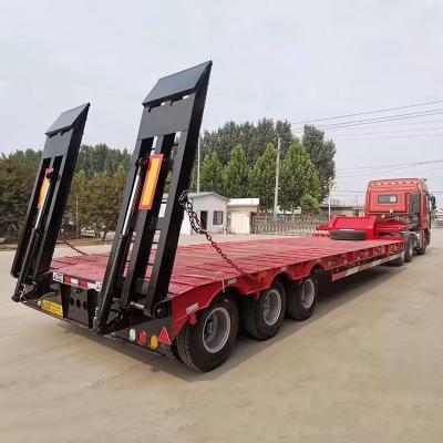中国 1820mm トレーダー 12 タイヤ番号 重荷 ゴースネック ローローダー ロー ベッド ロウボーイ トラック トレーラー 販売のため