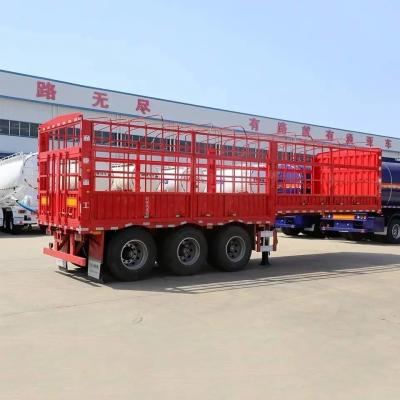 China 8 Tons Capacity Van-Type Fence Cargo Semi-Trailer for Sturdy and Dependable Hauling for sale
