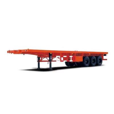 China Chinese 3 en 4 assen lage platbed zware vrachtwagens met klantvereisten Te koop