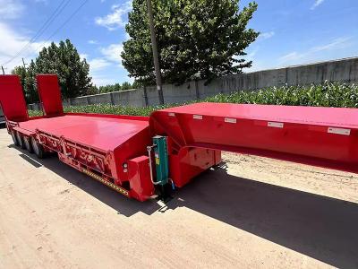 Cina Pneumatico 12r22.5 3 asse 40 FT Semiconduttore a letto piatto per il trasporto di container in ferro in vendita