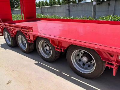 Cina Semi-remolchio a telaio piatto a doppio asse 40FT con design piatto in vendita