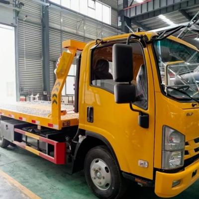 China DFAC Flat Bed Recovery Truck with On Line Technical Support and After-sales Service for sale