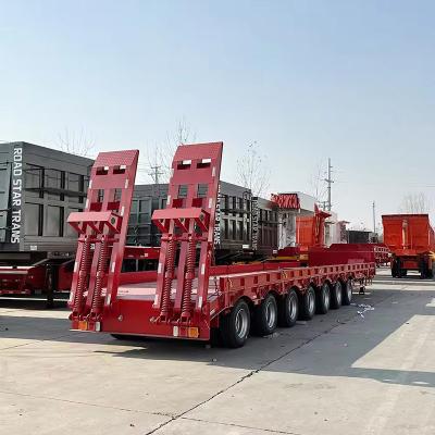 Cina Scavatori pesanti caricatori a ruote a letto basso autocarro a letto piatto con scala idraulica in vendita