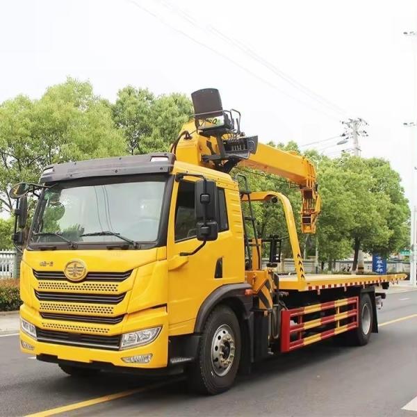 Quality Light Duty Wrecker Tow Truck Customer prime 4X2 Flat Bed Recovery Truck for sale