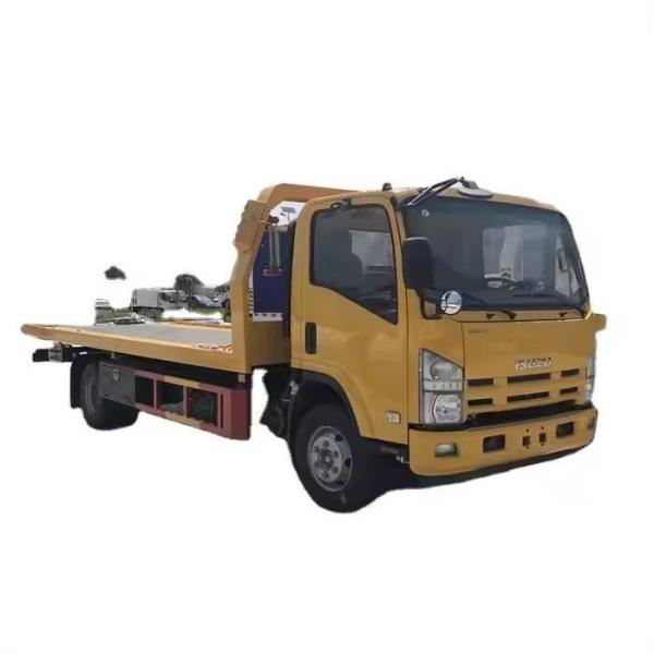 Quality 3815mm Wheelbase Diesel Flatbed Wrecker Heavy Duty Rotation Tow Truck for Heavy for sale