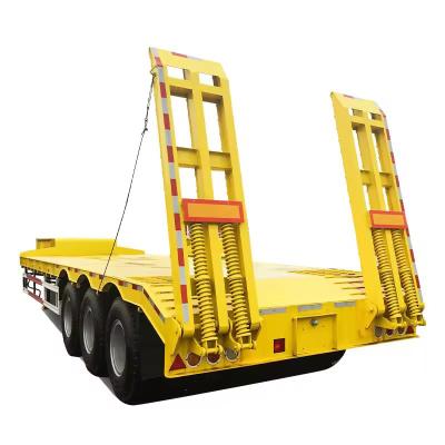 China 2.3 Achsen aanpassing 100ton lage truck aanhangwagens voor het transport van graafmachines Te koop