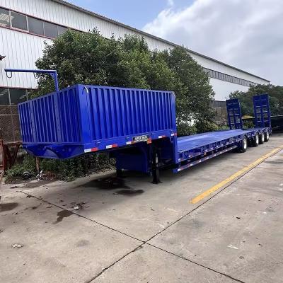 China Windkrachtplaat Vervoer Semi-low bed trailer 150 ton Vermogen Blaad veerhanging Te koop