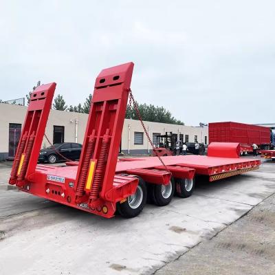 China Windkrachtplaat Vervoer Semi-low bed trailer 150 ton Vermogen Blaad veerhanging Te koop