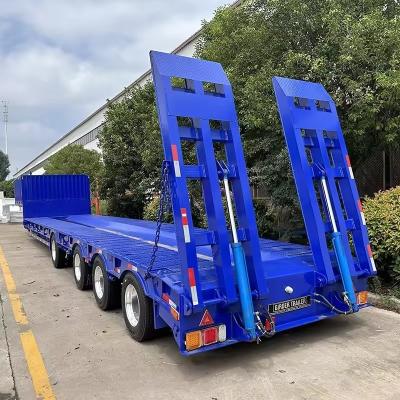China Windkrachtplaat Vervoer Semi-low bed trailer 150 ton Vermogen Blaad veerhanging Te koop