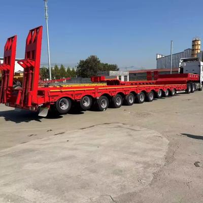 Cina Trailers a letto basso 3 assi 1820 mm battistrada adatta per il trasporto di attrezzature pesanti in vendita