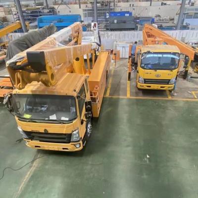 China EHL9400Z 4X2 Radstütze 3800mm Hubhöhe 26 Meter Teleskop-Boom Luftarbeitsfahrzeug zu verkaufen