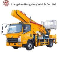 Quality High Altitude Operation Truck with Cutoff Brake 24m Aerial Work Platform Truck for sale