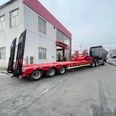Cina Carico pesante 50 t-60 t 3/4 assi Lowboy/Low Deck/Platform/Loader per il trasporto di escavatori in vendita