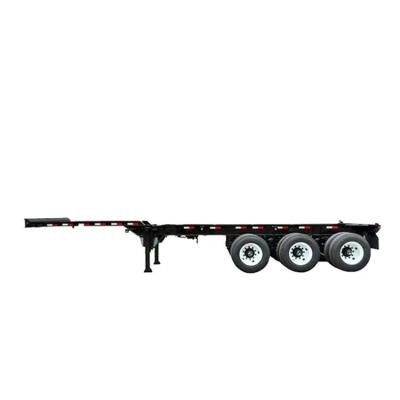 China 3-Axis Skeleton Container Semi-Trailer for 20 Feet to 40 Feet Extended Container Chassis for sale