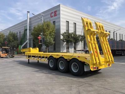 Cina Semi-remorco leggero a tre assi, a bassa trazione, a collo di gallina, a semirimorchio, a semirimorchio, a semirimorchio, a 40 piedi in vendita