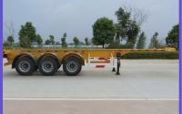 China 2/3/4 Axles Skeleton Frame Chassis Container Trailer with Multi-link Suspension System for sale