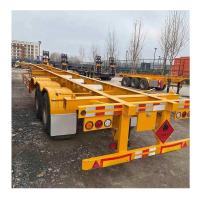 China 2/3/4 Axles Skeleton Frame Chassis Container Trailer with Multi-link Suspension System for sale