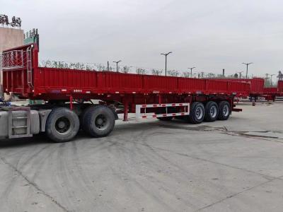 China Light Duty 3 Axis Flat Container and Bulk Multi-Purpose Truck Semi-Trailer with 1 for sale