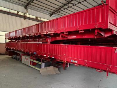 China Light Duty 3 Axis Flat Container and Bulk Multi-Purpose Truck Semi-Trailer with 1 for sale