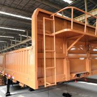 China ABS Anti-lock Braking System 60 Tons Bulk Cargo Multi-Function Side Wall Semi-Trailer for sale