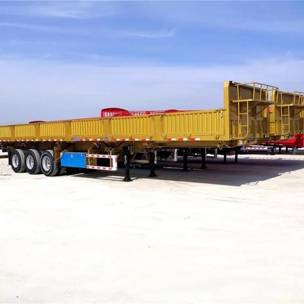 Quality ABS Anti-lock Braking System 60 Tons Bulk Cargo Multi-Function Side Wall Semi for sale