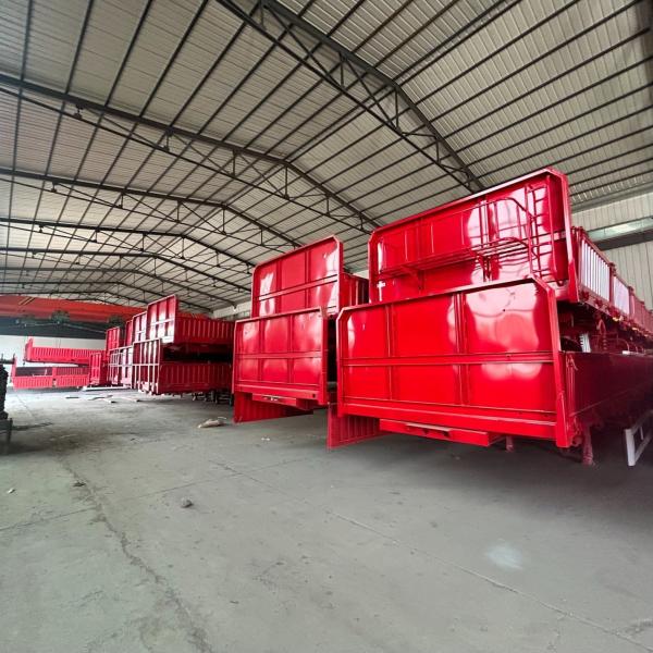 Quality ABS Anti-lock Braking System 60 Tons Bulk Cargo Multi-Function Side Wall Semi for sale
