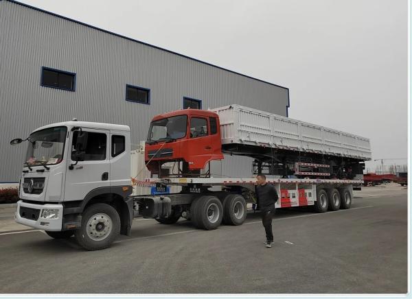 Quality ABS Anti-lock Braking System 60 Tons Bulk Cargo Multi-Function Side Wall Semi for sale