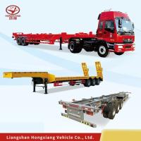 China 20FT 45FT Skeletal Semi 40FT Skeleton Container Chassis Trailer with Multi-link Type for sale
