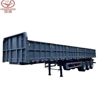 Cina 1820mm tread van tipo 3 tri asse carico alla rinfusa 30t 50t recinzione laterale muro carico camion rimorchi in vendita