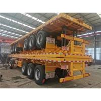 China Container Lock 20FT 40FT Container Frame Skeleton Semi Trailer with 5.5 tons Capacity for sale