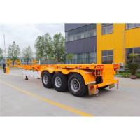 China 3axle Container Side Loader Semi Trailer 40FT Skeleton Container Sidelift Trailer for sale