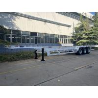 China 3axle Container Side Loader Semi Trailer 40FT Skeleton Container Sidelift Trailer for sale