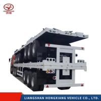 China Second Hand 40 FT Truck/ Flatbed Semi /Flat Bed Trailer/Skeleton Container /Semi /Trailer for sale