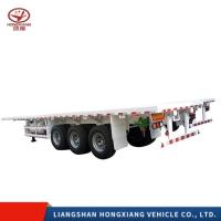 China Second Hand 40 FT Truck/ Flatbed Semi /Flat Bed Trailer/Skeleton Container /Semi /Trailer for sale