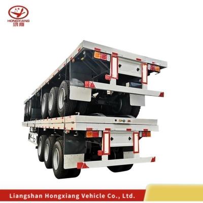 Cina Tractor Truck Transport Steel Skeleton Semi-trailer con sistema di frenatura a doppia linea in vendita