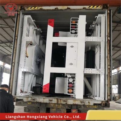 Cina Tractor Truck Transport Steel Skeleton Semi-trailer con sistema di frenatura a doppia linea in vendita