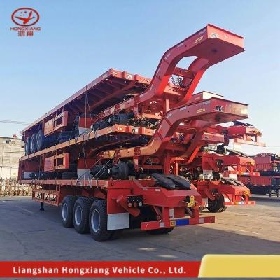 China 3 Axles 40FT Skeleton Semi-Trailer for 20 Foot Container Skeleton Trailer Chassis for sale