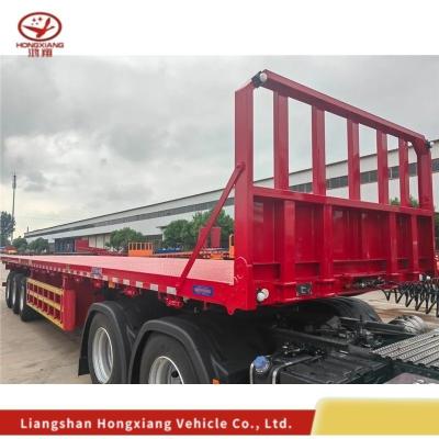 China Customization 40FT Heavy Skeletal Trailer Chassis Flat Bed Container Skeleton Semi Trailer for sale