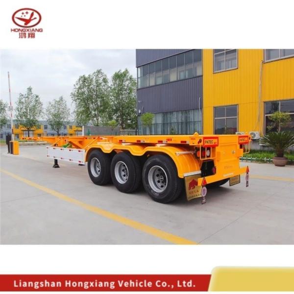 Quality Multi-link Type 20FT 40FT 45FT Container Chassis Skeleton Skeletal Trailer for for sale