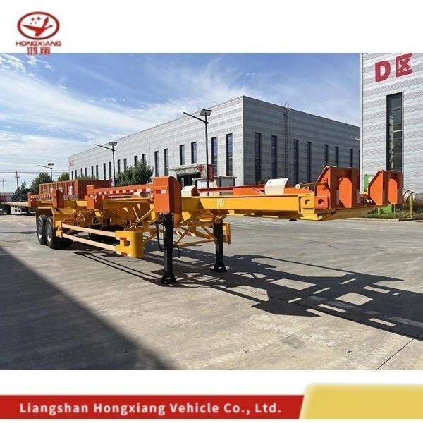 Quality Multi-link Type 20FT 40FT 45FT Container Chassis Skeleton Skeletal Trailer for for sale