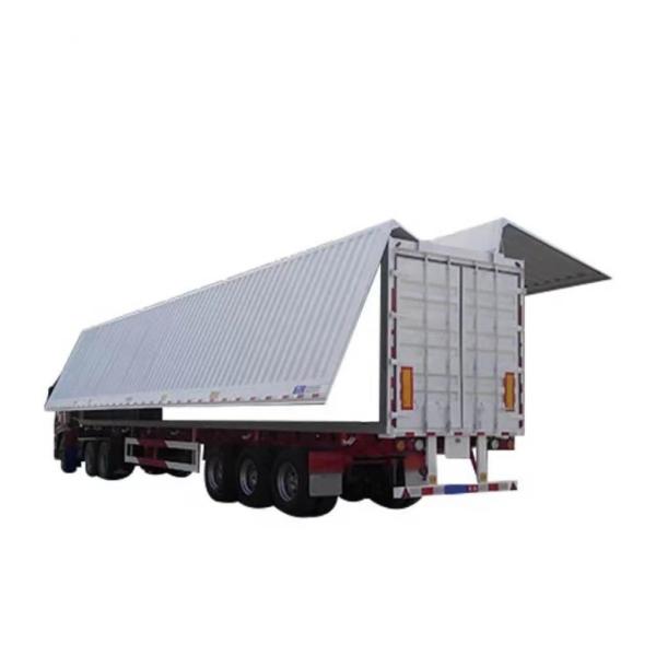 Quality 12 Meters Steel Box-Type 3-Axis Container Transport Semi-Trailer with Spinner for sale