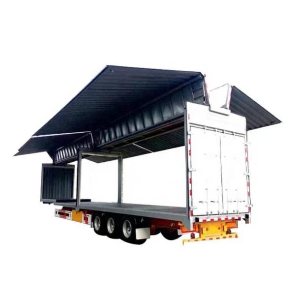 Quality 12 Meters Steel Box-Type 3-Axis Container Transport Semi-Trailer with Spinner for sale